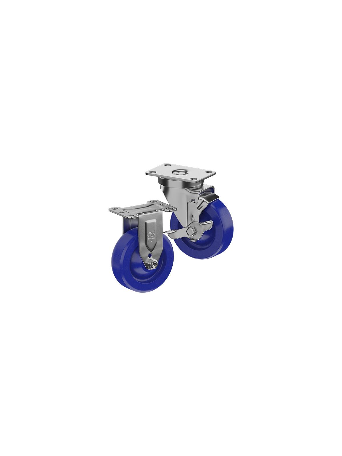 Casterdepot Top Plate Casters - Solid Urethane Wheel - Capacities Up To ...